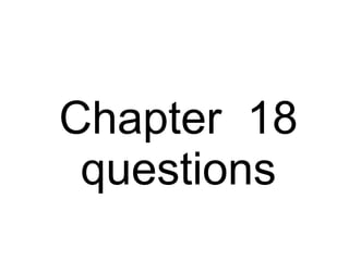 Chapter 18 questions and answers OCR ADVANCING PHYSICS B | PPT