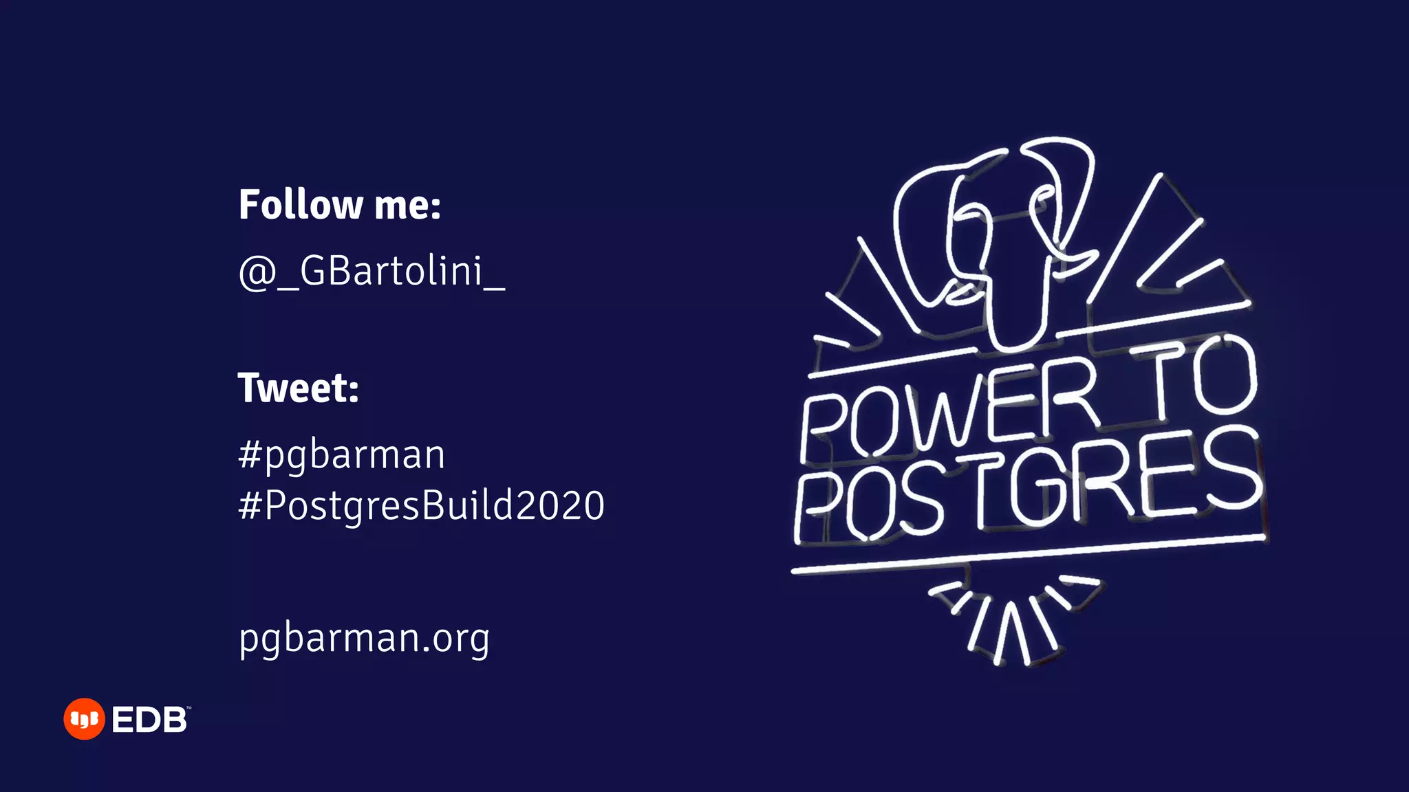 Postgresql Continuous Backup And Pitr With Barman Ppt