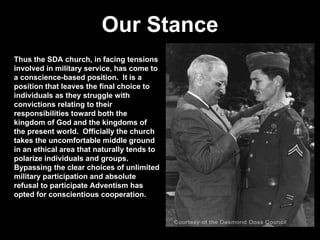 R6. adventism and military service mark pasion | PPTX