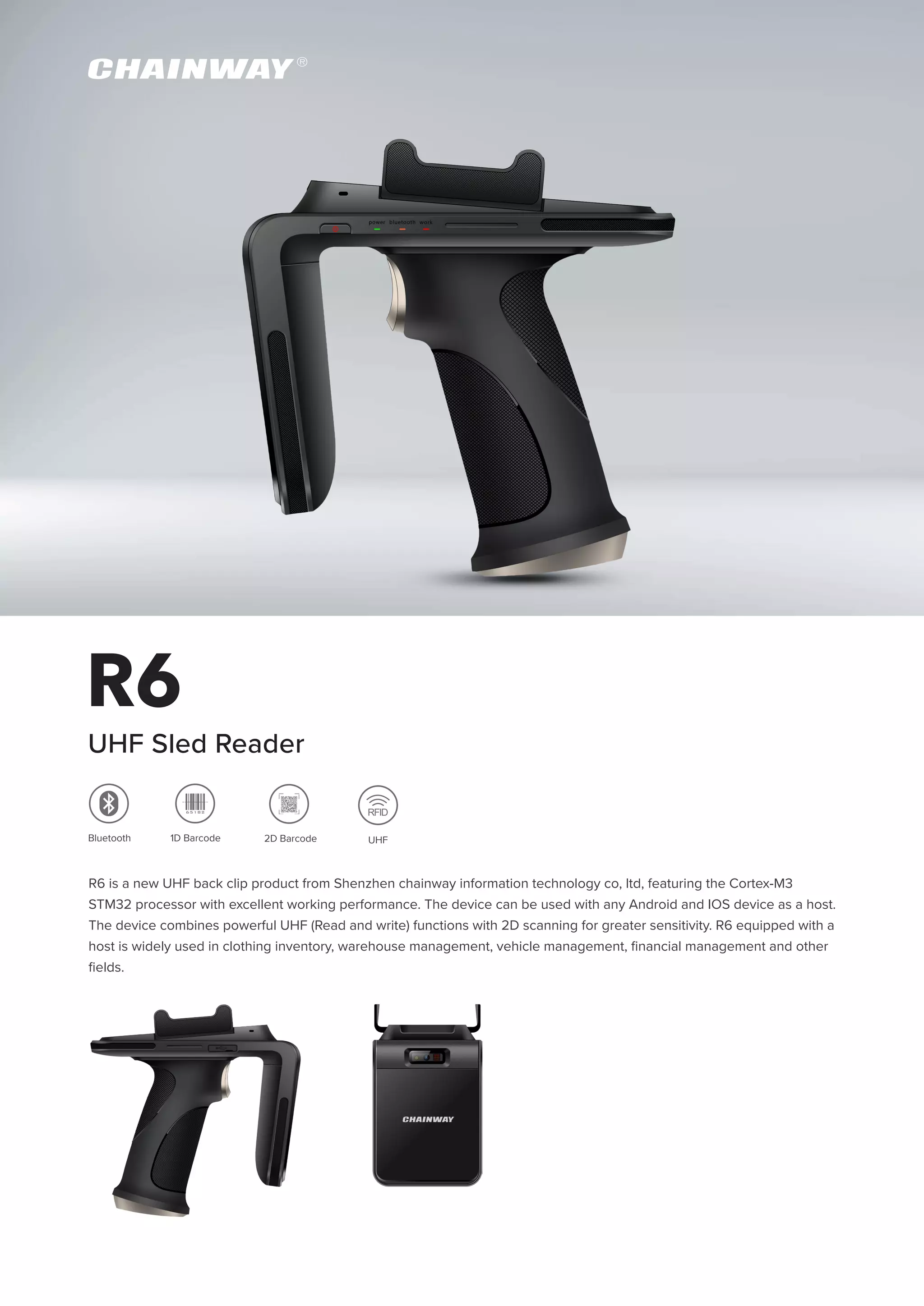 R6 UHF RFID Sled Reader | PDF