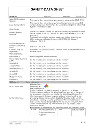 R600a msds | PDF