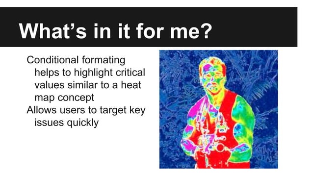 Conditional formatting - Excel | PPTX