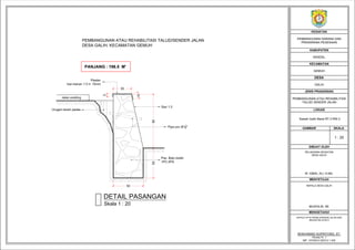 PONDASI BATU KALI DAN JALAN PENGHUBUNG DESA | PPT