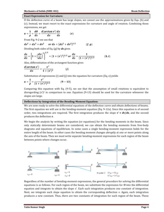 Beam deflection gere | PDF