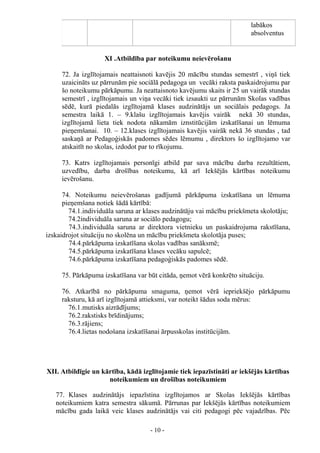 Iekšējās kārtības noteikumi | PDF