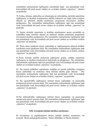 Iekšējās kārtības noteikumi | PDF
