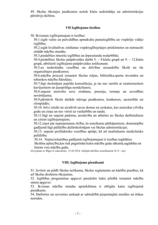 Iekšējās kārtības noteikumi | PDF