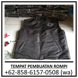 Jasa Pembuatan Rompi Termurah | PDF