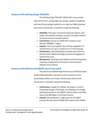 Dell 3-2-1 Reference Configurations: Configuration, management, and ...