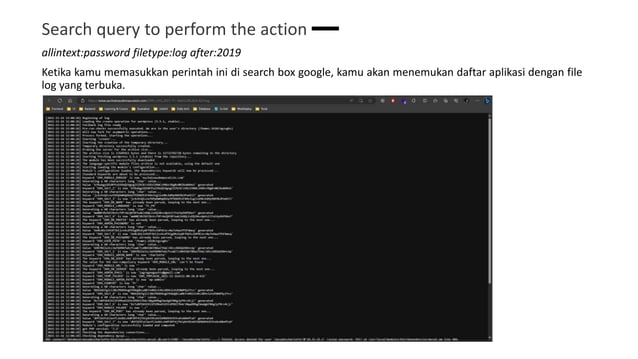 Dasar Dasar Google Hacking | PPTX