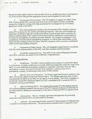Document- "Memorandum of Understanding between Semiconductor Industry ...