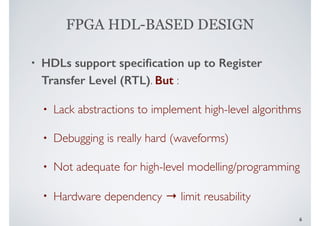 Toward a Methodology to turn Smalltak code into FPGA | PDF