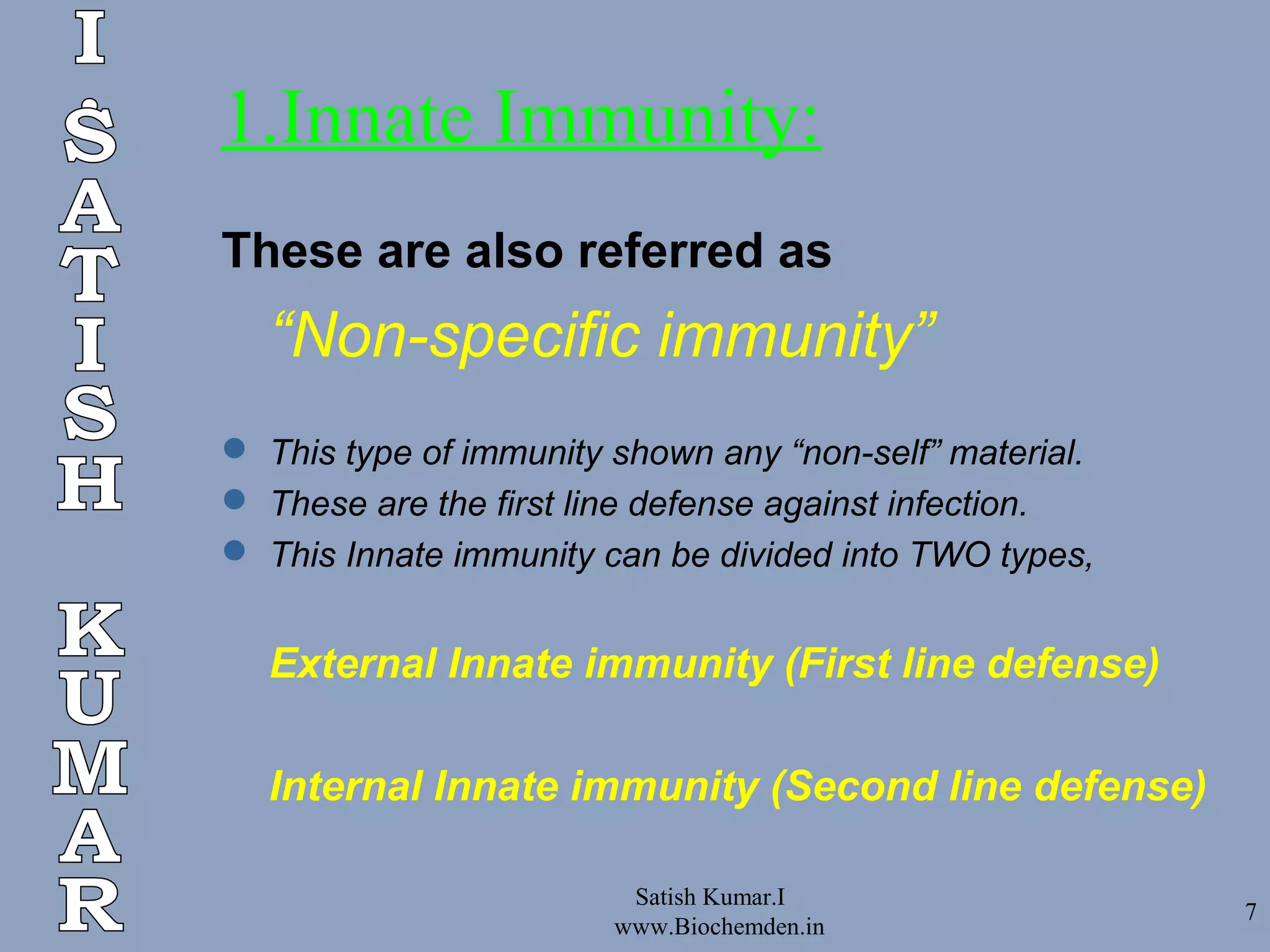What is Immunity? Explain the types of Immunity? (Presentation) | PPT