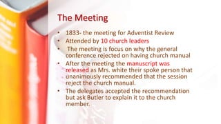 R8. the road to form a church manual | PPTX