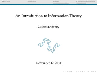 R8 information theory | PPT