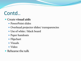 Strategies for effective oral presentations | PPTX