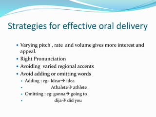 Strategies for effective oral presentations | PPTX