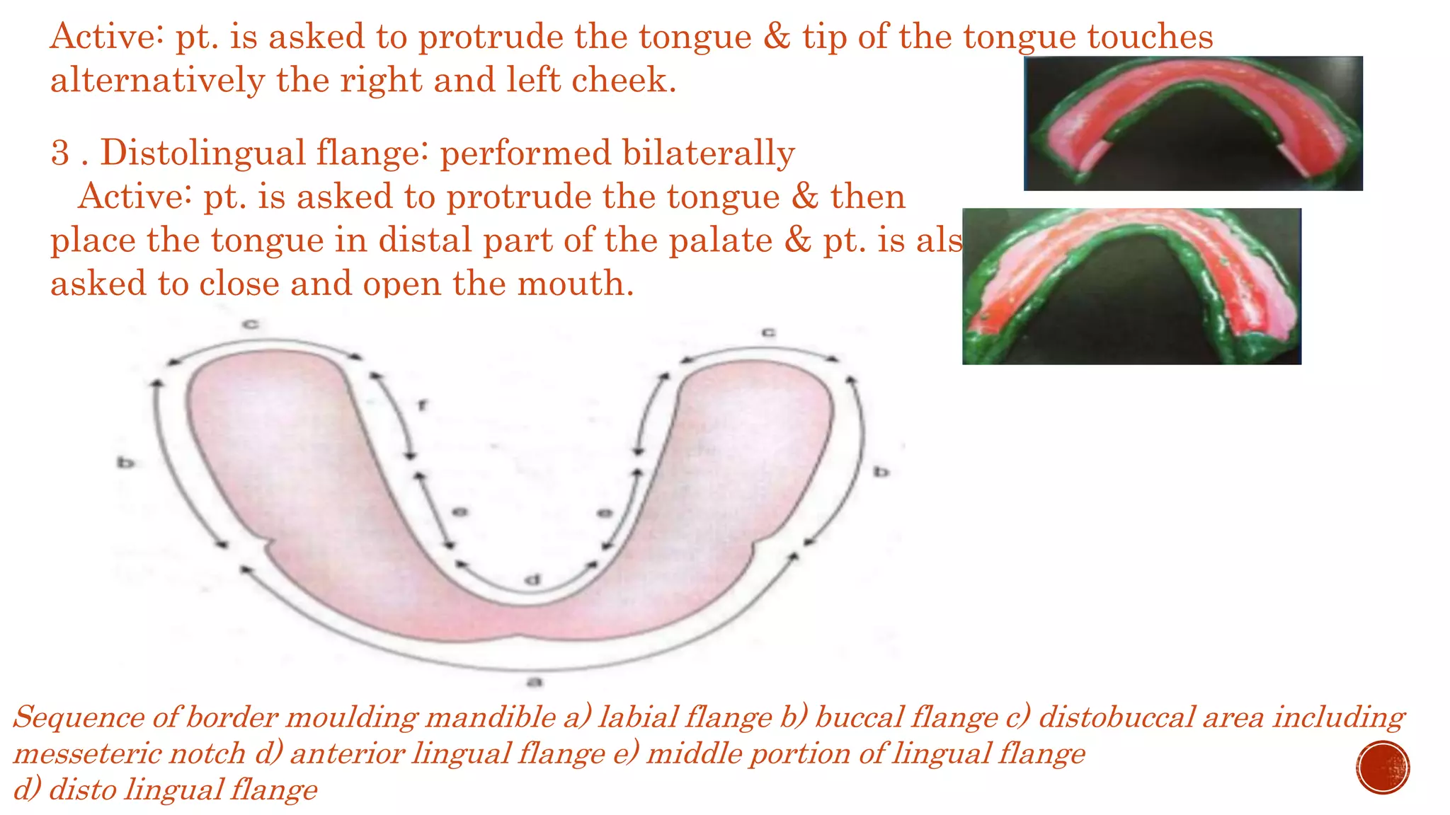 Border Moulding prosthodontics ppt | PPTX