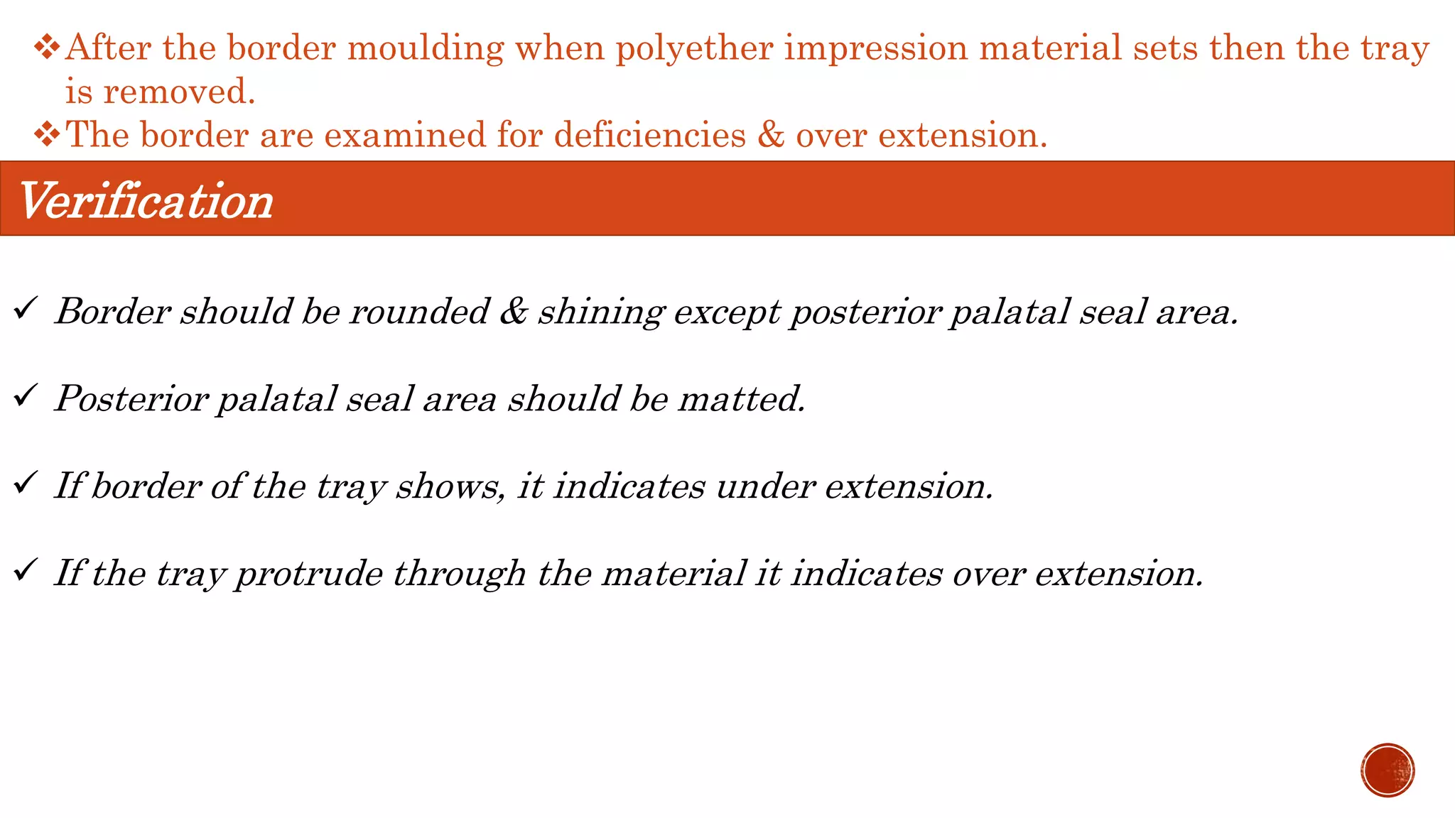 Border Moulding prosthodontics ppt | PPTX