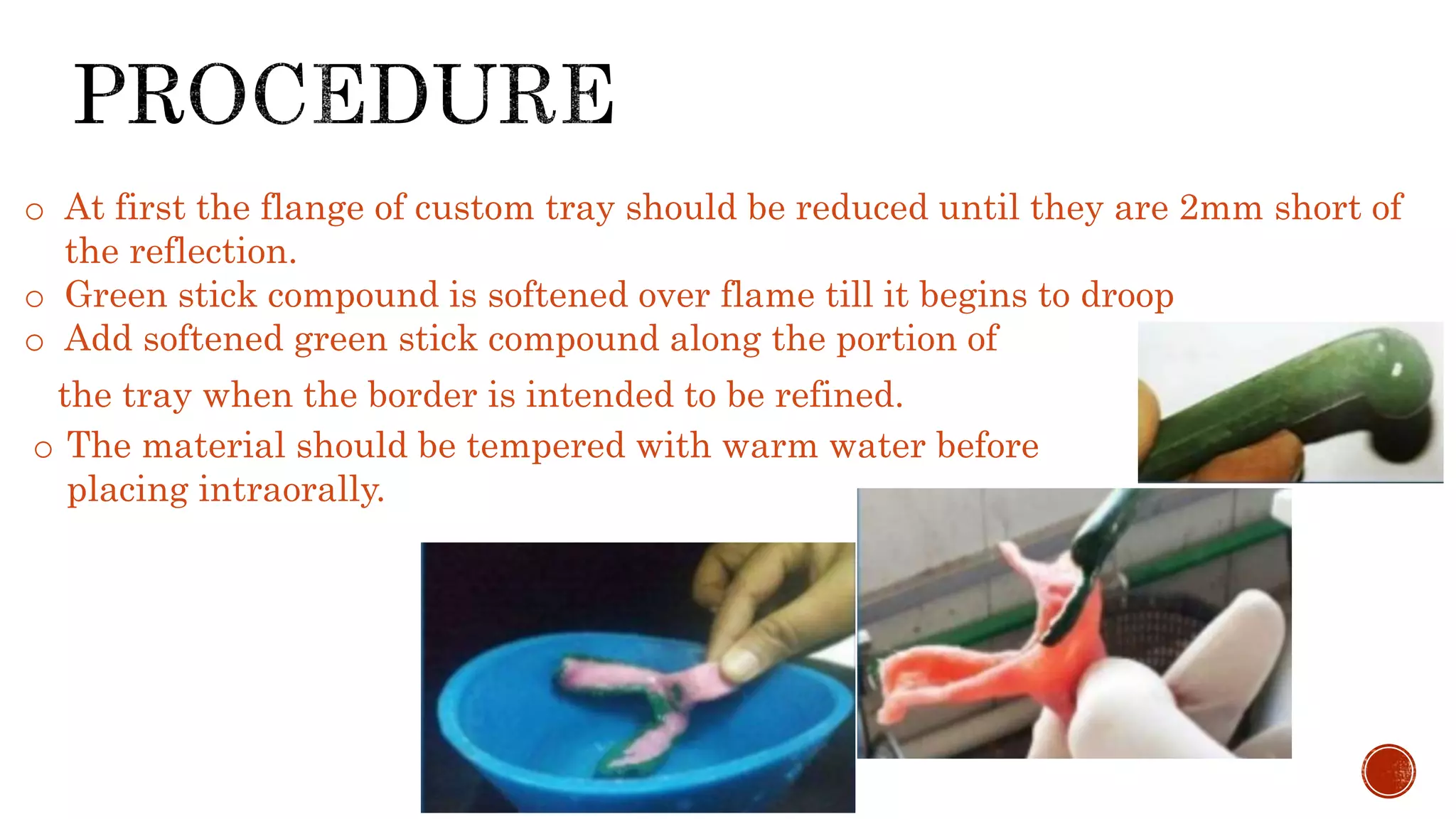 Border Moulding prosthodontics ppt | PPTX