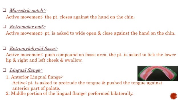 Border Moulding prosthodontics ppt | PPT