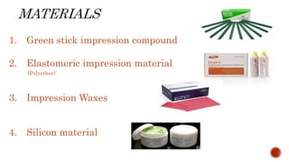 Border Moulding prosthodontics ppt | PPTX