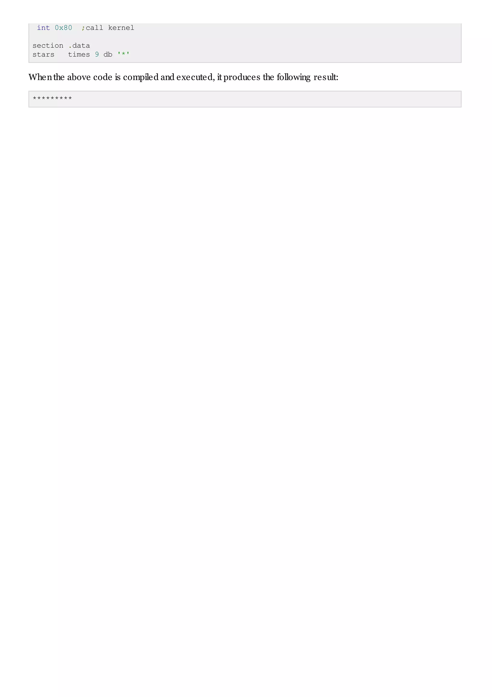 N_Asm Assembly variables (sol) | PDF