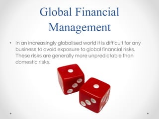 Global financial management | PPTX