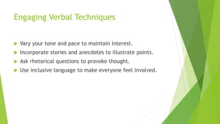 Topic : understanding for creating Rapport | PPT