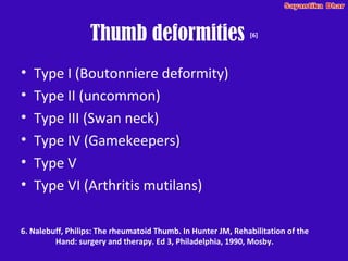 Physiotherapy Management of the Rheumatoid Hand | PPT