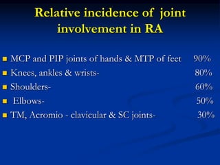 Rheumatois arthritis , pain management.. | PPTX