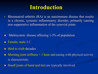 Rheumatois arthritis , pain management.. | PPTX