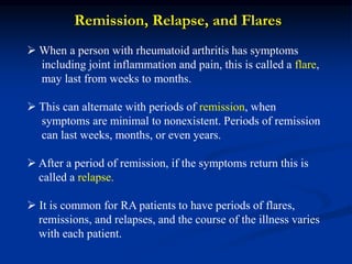 Rheumatois arthritis , pain management.. | PPTX