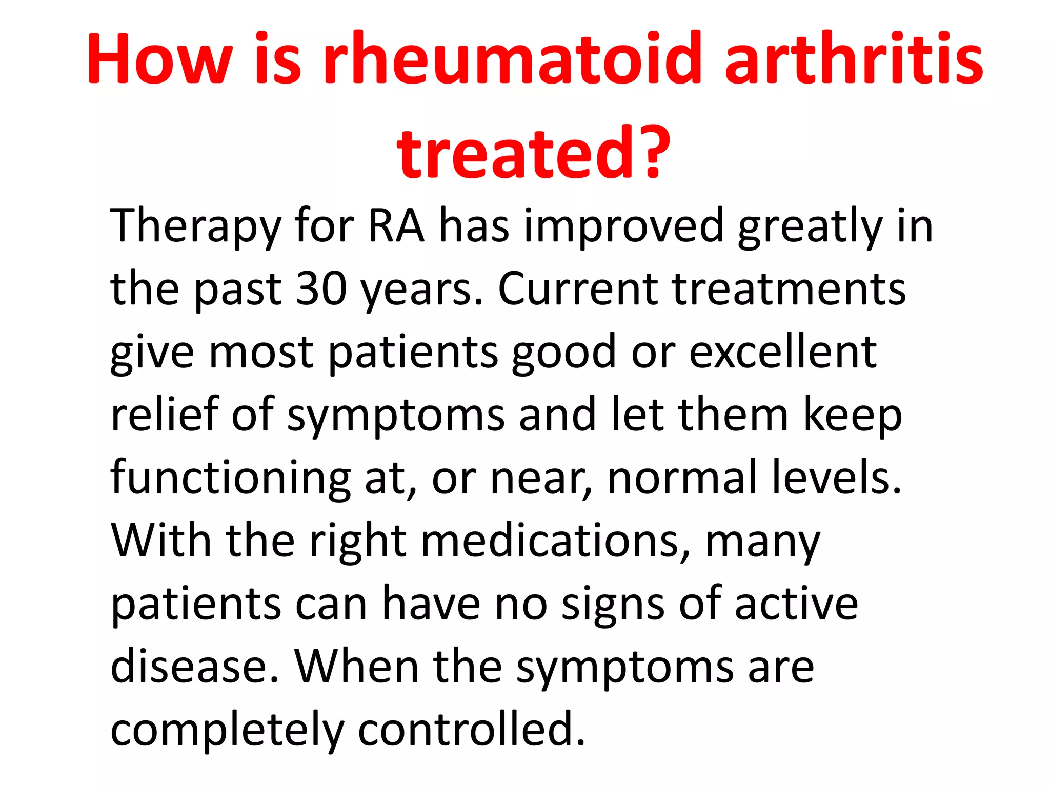 Rheumatoid Arthritis (RA) - Definition, Causes, Symptoms, Treatment and ...