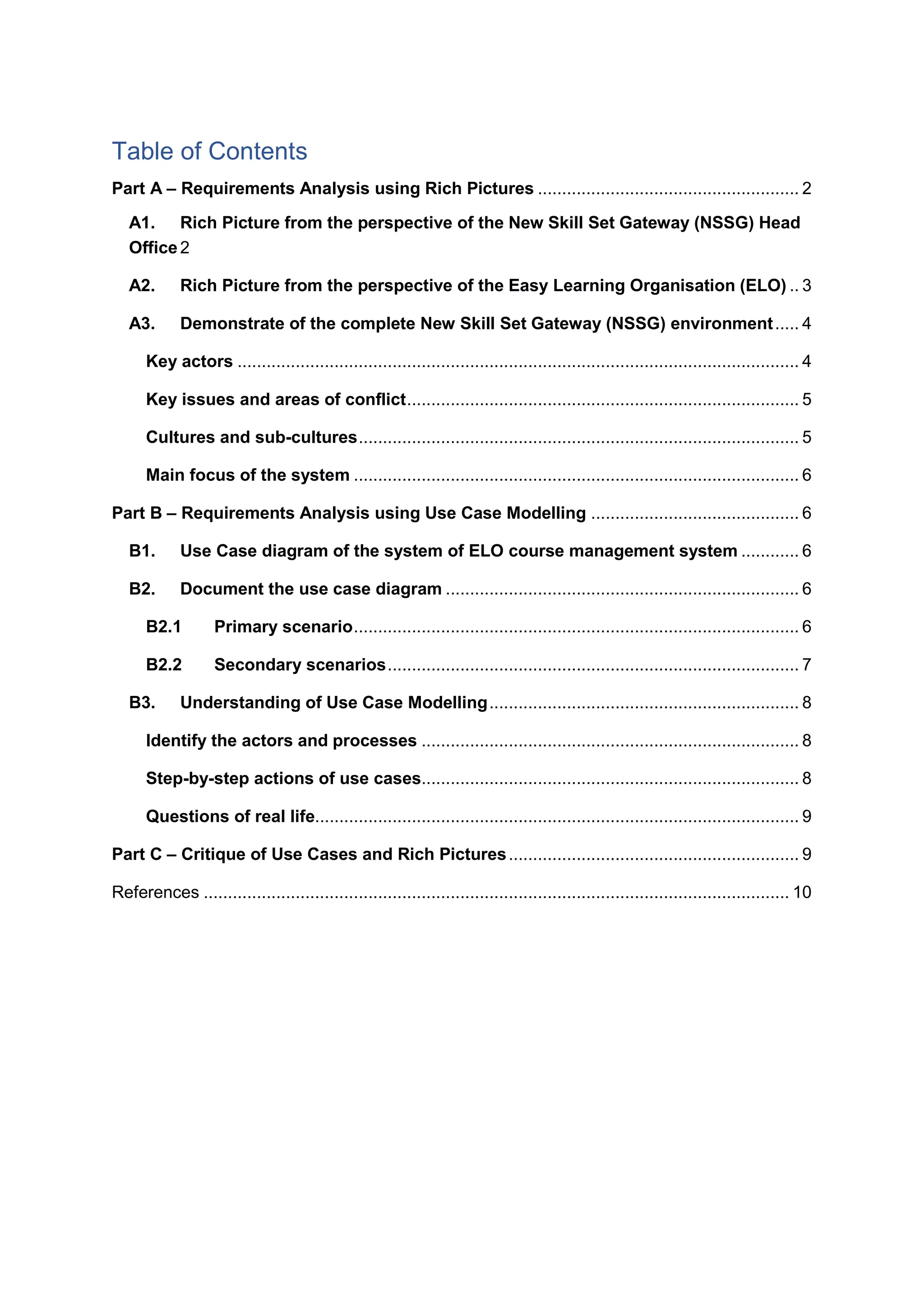Information Requirements Analysis | PDF