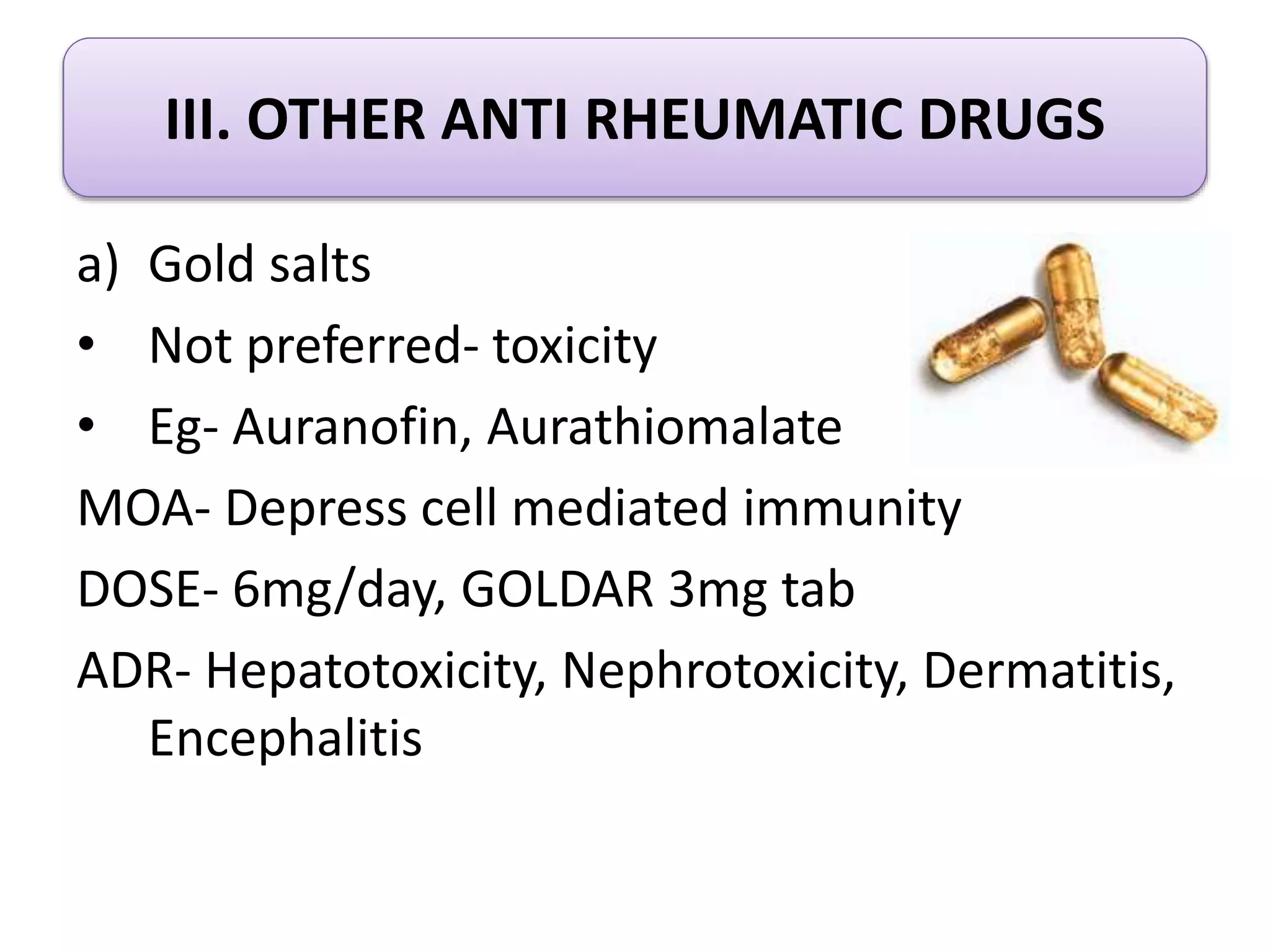 Pharmacotherapy of Rheumatoid arthritis | PPTX