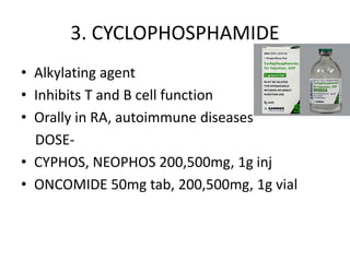 Pharmacotherapy of Rheumatoid arthritis | PPTX