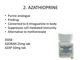 Pharmacotherapy of Rheumatoid arthritis | PPTX