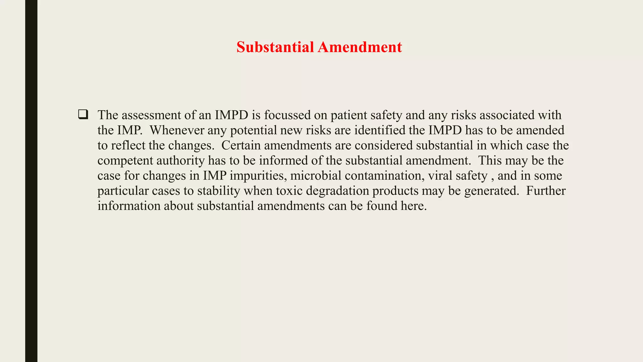 investigation medical products dossier | PPTX