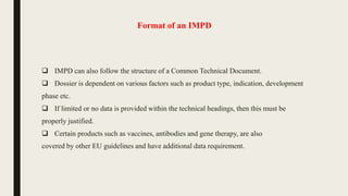 investigation medical products dossier | PPTX