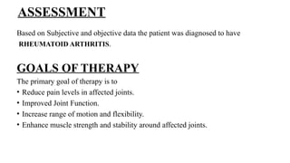 Case presentation on Rheumatoid Arthritis | PPTX