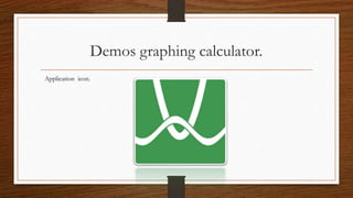 Desmos graphing calculator app | PPTX
