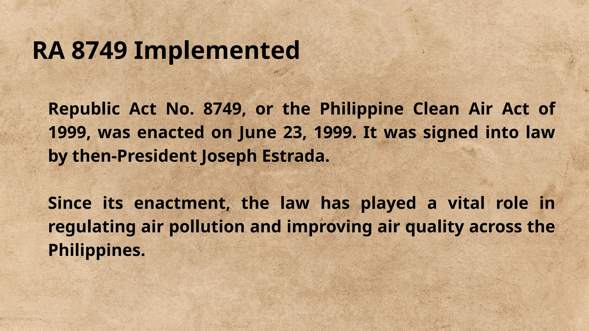 RA-8749.pptx Environmental Science Engineering | PPTX