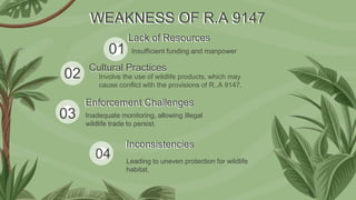 Republic Act. No. 9147 or the Wildlife Resources Conservation and ...