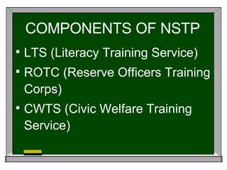 RA 9163 - NSTP Act | PPT