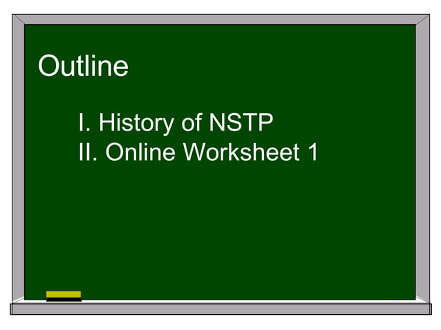 RA 9163 - NSTP Act | PPT | Education