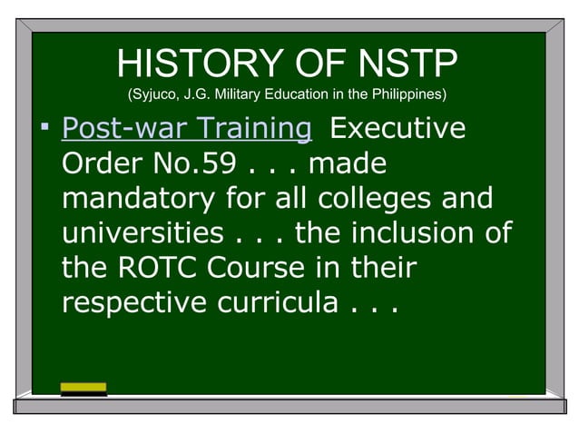 RA 9163 - NSTP Act | PPT | Education