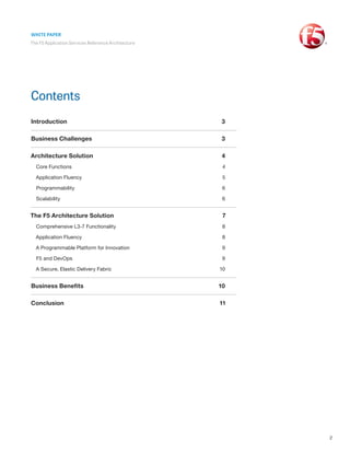 The F5 Networks Application Services Reference Architecture (White Paper) | PDF