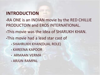 Ra One Star Cast