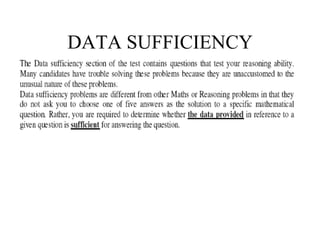 Ra01 data sufficiency | PPTX